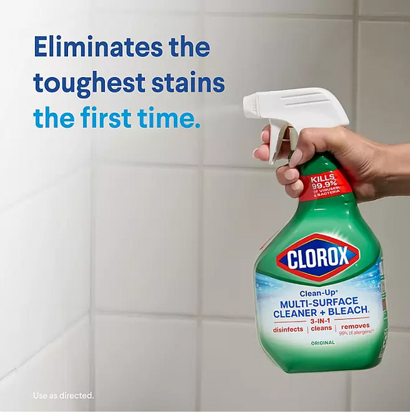 Clorox Clean-Up All-Purpose Cleaner + Bleach, Original Spray + Refill ...