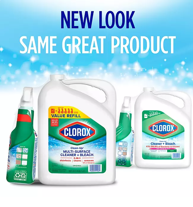 Clorox Clean-Up All-Purpose Cleaner + Bleach, Original Spray + Refill ...
